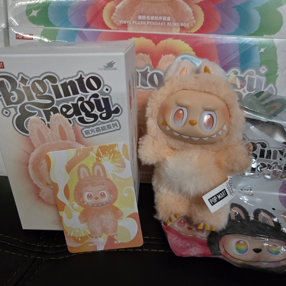 POP MART | Toys | Popmart Authentic Big Into Energy V3 Labubu Luck ...